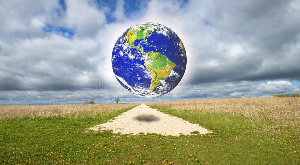 Abstract Concept for Earth, Nature, Religion Stock Photo - Image of ...