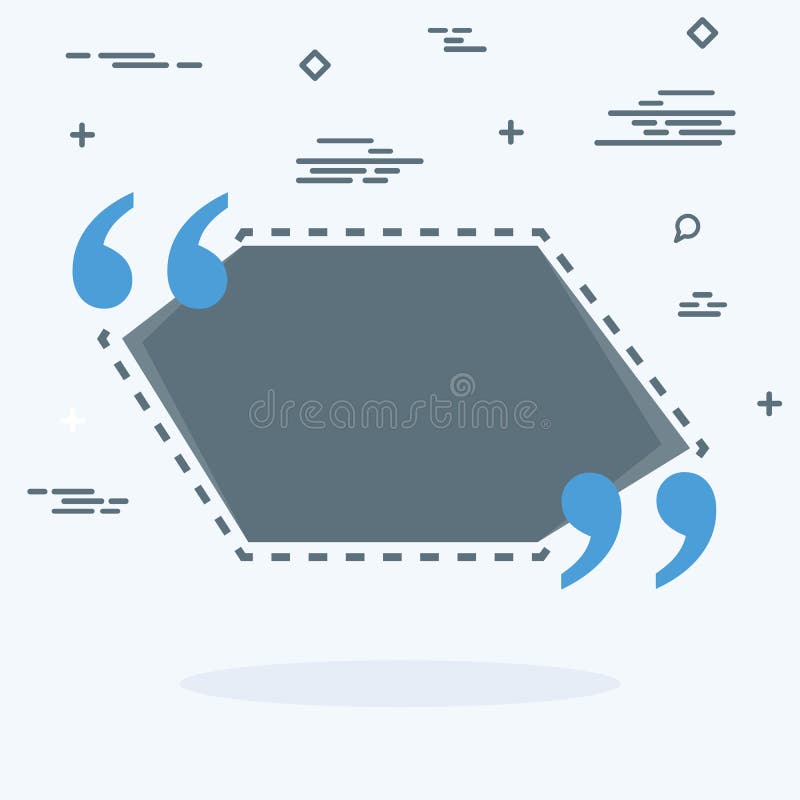 Abstract Concept Empty Speech Square Quote Text Bubble. for Web and ...