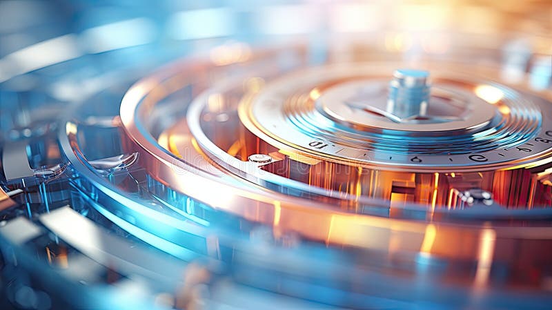 Abstract Concept of Evolving Technology, Abstract Mechanical Elements ...