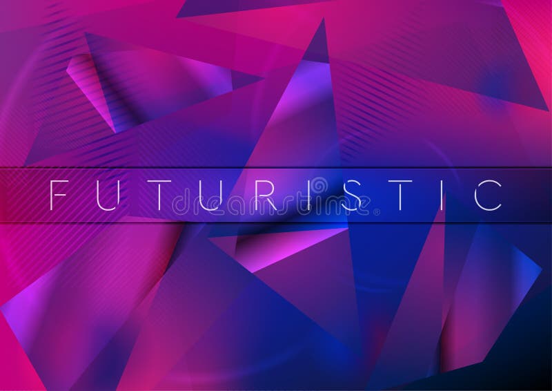 Low Poly Retro Style Moorland Stock Illustration - Illustration of ...