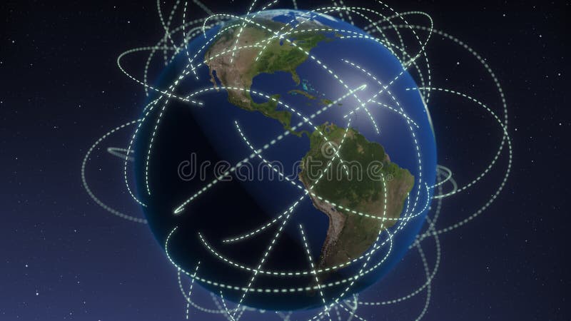 Abstract Concept of Global Network Stock Illustration - Illustration of ...