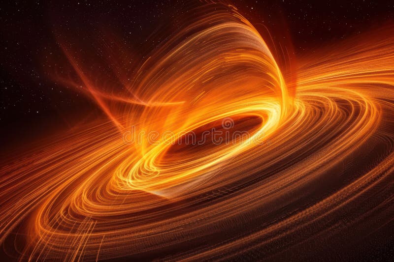 Abstract Concept of Invisible Magnetic Forces, Energy Patterns, and ...