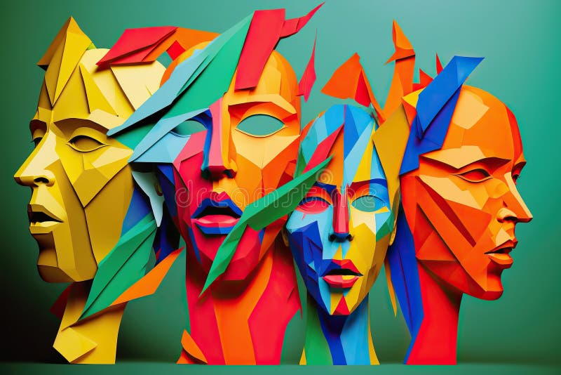 Abstract Concept of Persecution, Created with Generative AI Technology ...