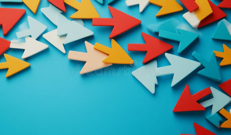 An Abstract Concept Representing Growth, Progress, and Direction with ...