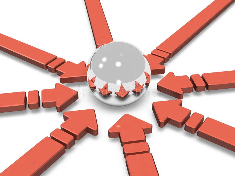 Arrows All Directions Stock Illustrations – 225 Arrows All Directions ...