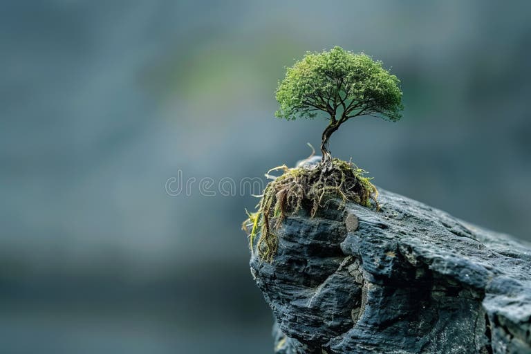 Abstract Concept of Resilience and Perseverance Embodied in ...