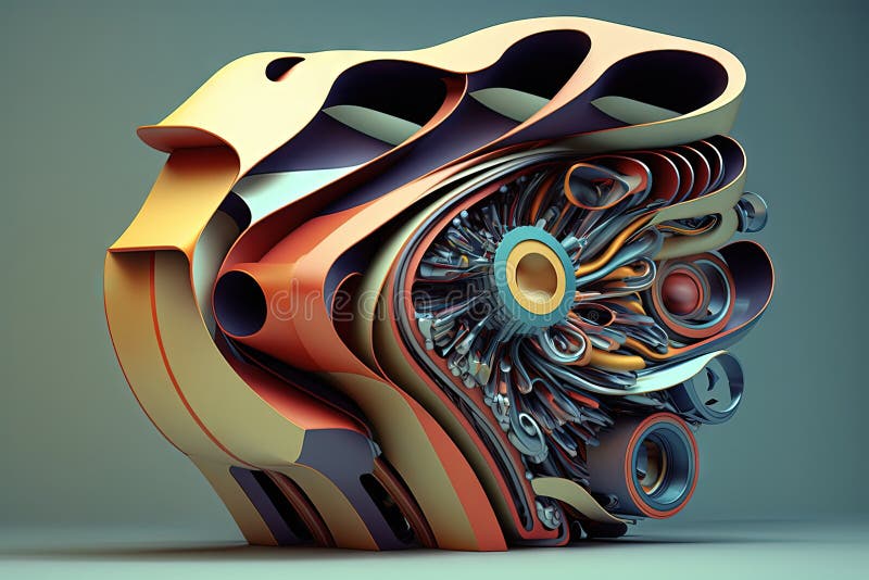 Abstract Concept of a Search Engine Database Population Illustration ...