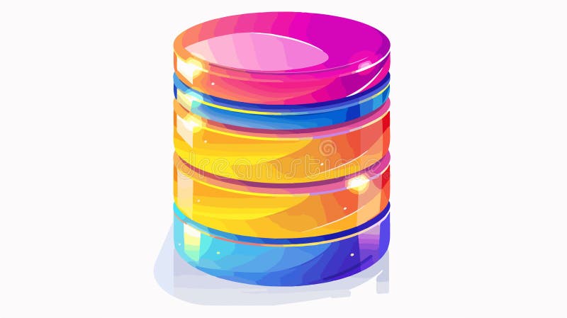 Modern Database Management Abstract Concept Vector Illustration Stock ...