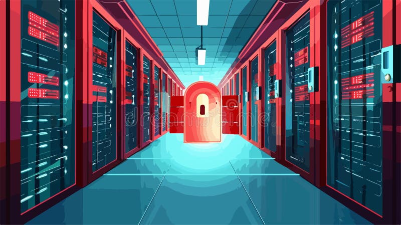 Database Security Abstract Concept Vector Illustration Stock Vector Illustration Of Connection