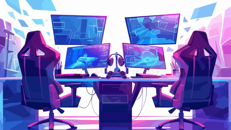 Esports Coaching Abstract Vector Illustration for Professional Training ...