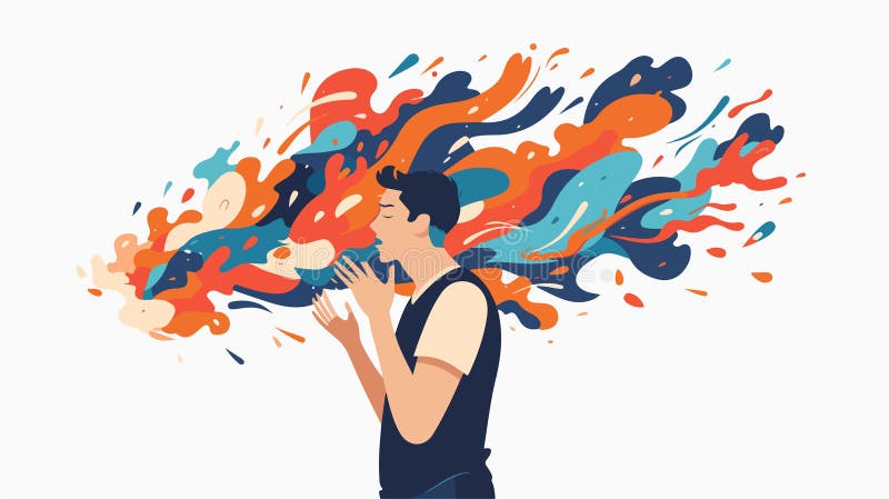 Abstract Frustration Concept Vector Illustration Stock Vector ...