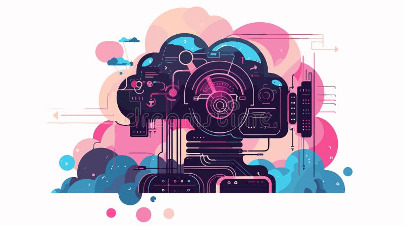 Cloud Robotics Abstract Concept Vector Illustration Stock Vector ...