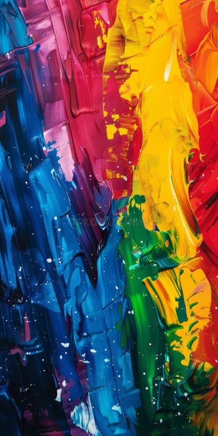Abstract Conceptual Artwork LGBTQ Community in Pride Month. Stock ...