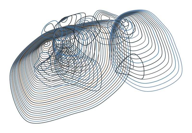 Abstract Conceptual Geometric Path Lines Pattern. Graphic, Web, Details ...