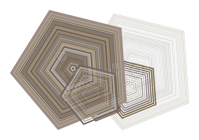 Abstract Conceptual Geometric Pentagon Pattern. Texture, Template ...