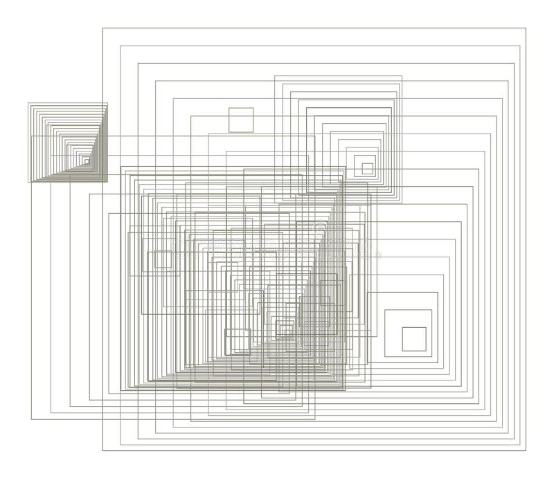 Abstract Conceptual Geometric Square, Rectangle Pattern. Color, Messy ...