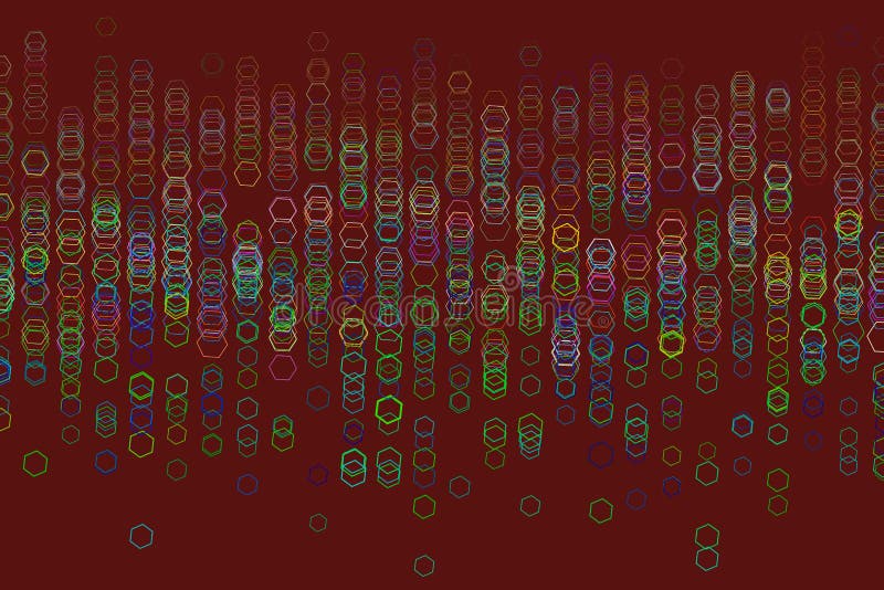 Abstract Conceptual Hexagon Pattern. Shape, Web, Backdrop & Details ...