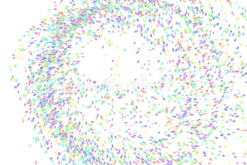 Abstract Conceptual Motion, Particle or Random Pattern. Shape, Template ...