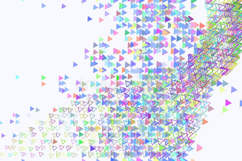 Abstract Conceptual Triangle Pattern. Shape, Design, Details, Drawing ...