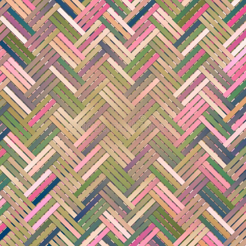 Abstract Woven Mat or Rattan Virtual Geometric Pattern, Artistic for ...