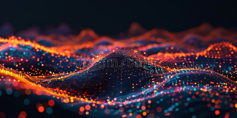 Abstract Conceptual Visualization of Marketing Performance. Stock ...