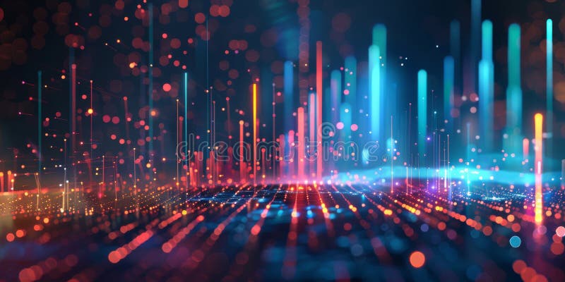 Abstract Conceptual Visualization of Marketing Performance. Stock ...