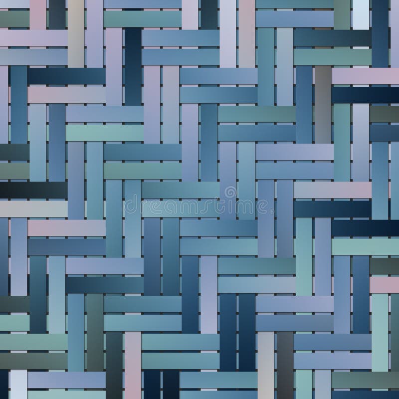 Abstract Conceptual Woven Mat or Rattan Virtual Geometric Pattern. for ...