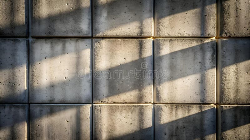 Abstract Concrete Block Composition: a Play of Texture and Form ...