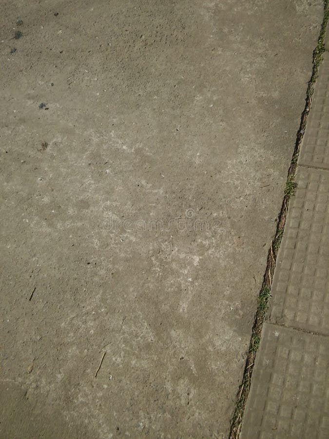 Abstract Concrete Sidewalk Wallpaper with Different Elements in ...