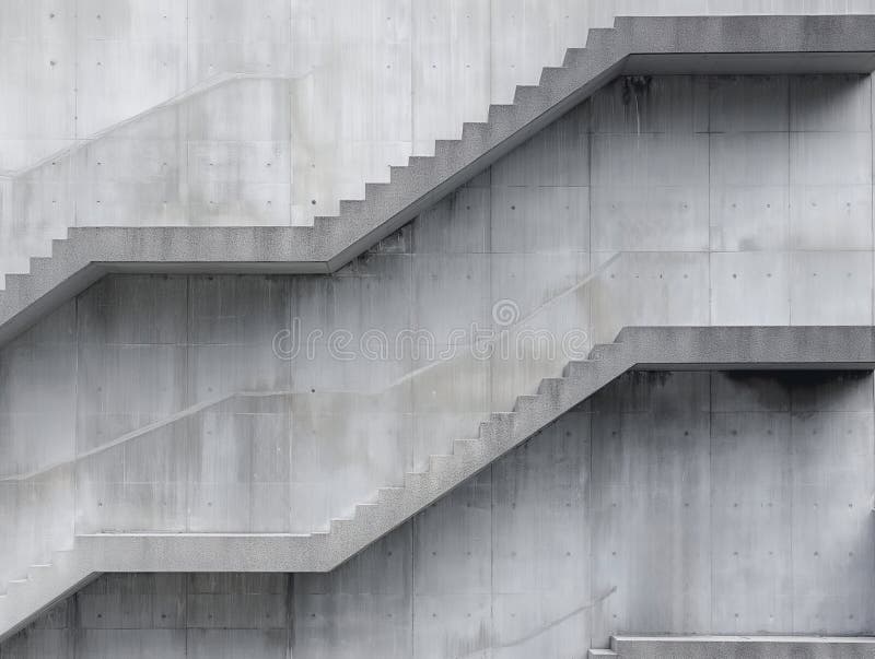 Abstract Concrete Staircase Pattern Stock Photo - Image of composition ...