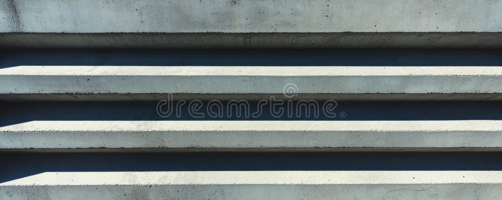Abstract Concrete Texture with Wide Horizontal Ribs for Architectural ...