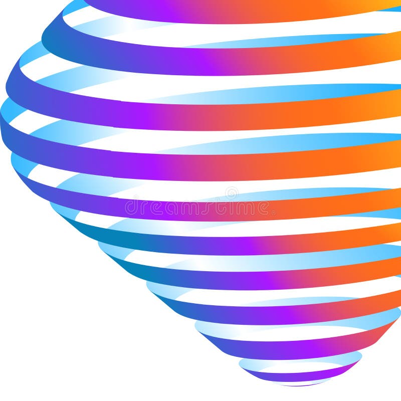 Abstract cone shape stock illustration. Illustration of digital - 145173038