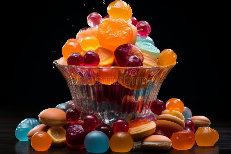 Abstract Confectionery Low Key Background Ideal for Creative Graphic ...