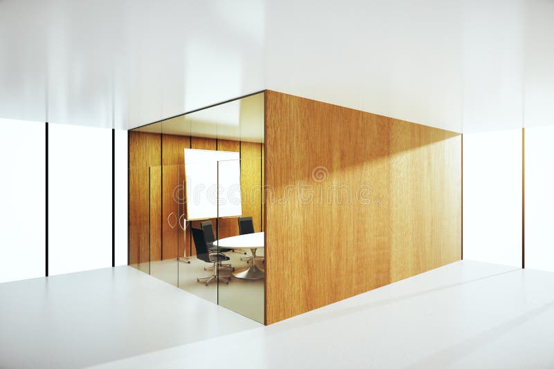 Abstract conference room stock illustration. Illustration of boardroom ...