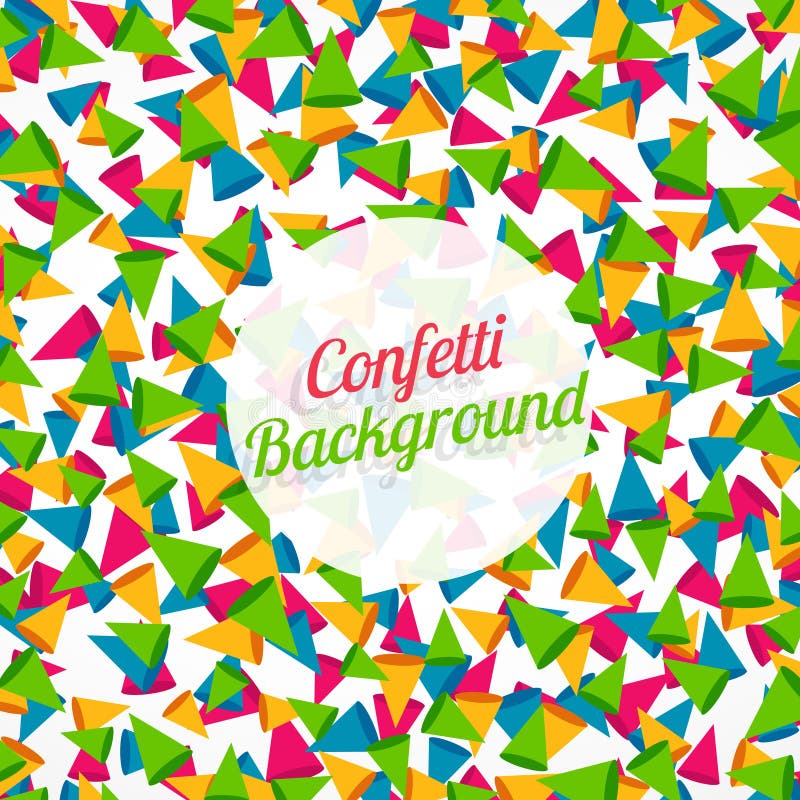 Abstract Confetti Background Stock Vector - Illustration of paper ...