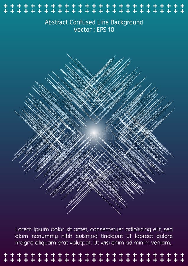 Abstract Confused Line Background, Set of Confused Lines in Diamond ...