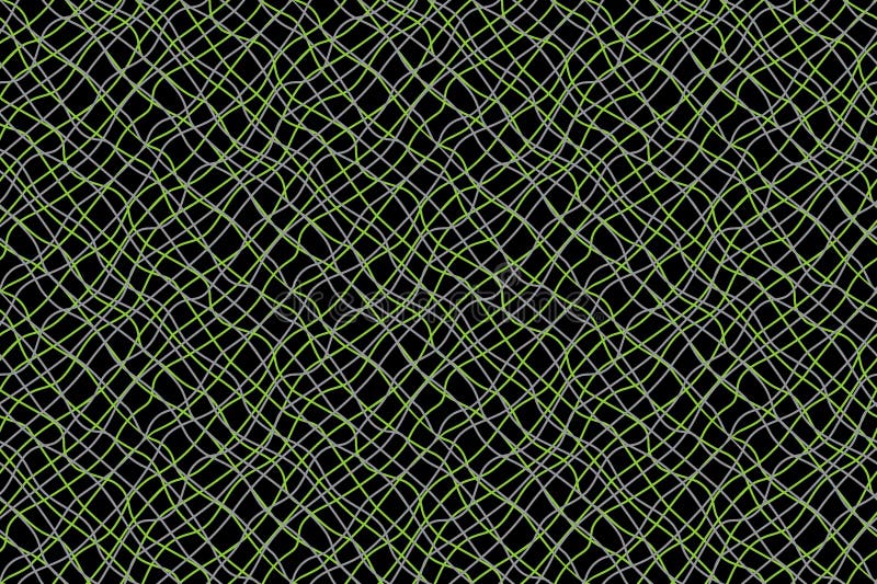 Abstract Confusing Lines Dark Seamless Pattern Stock Vector ...