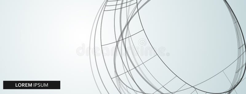 Abstract Connect Circles. Modern Design Template for Concept Design ...