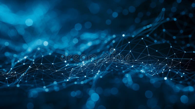 Abstract Connect Dots. Technology Hi Tech Connection Digital Data ...