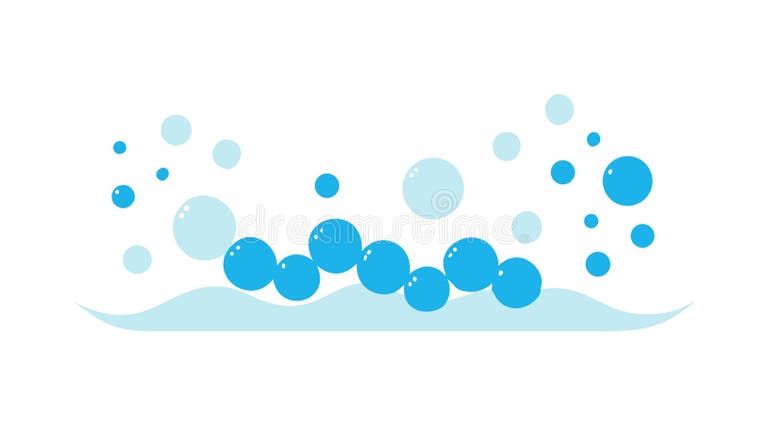 Abstract Connected Bubbles, Cellular Division, Biological Process ...