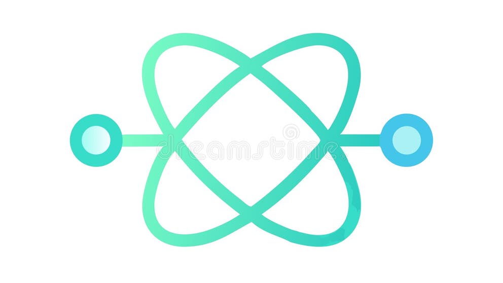 Abstract Connected Dots Icon for Network, Innovation, and Technology ...