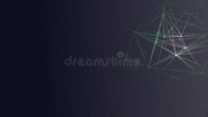 Abstract Plexus Seamless Loop Background With Connected Dots And Lines