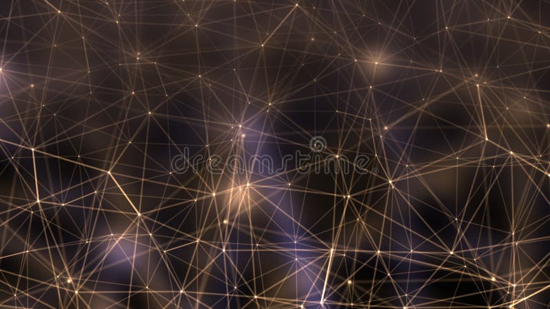Abstract Connected Dots. Technology Concept Background Stock ...