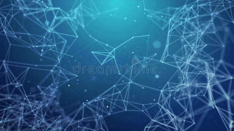 Abstract Connecting Dots and Lines. Connection Science and Technology Loop Background Stock ...