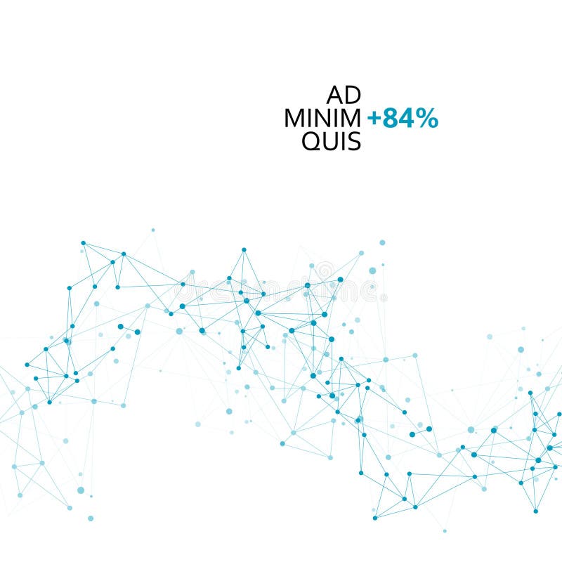 Abstract Connecting Dots And Lines Node Digital Plexus Dot Network Line For Web Stock Vector
