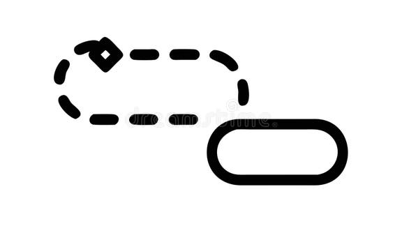 Abstract Connecting Elements Linking Process Outline Graphic , Vector ...