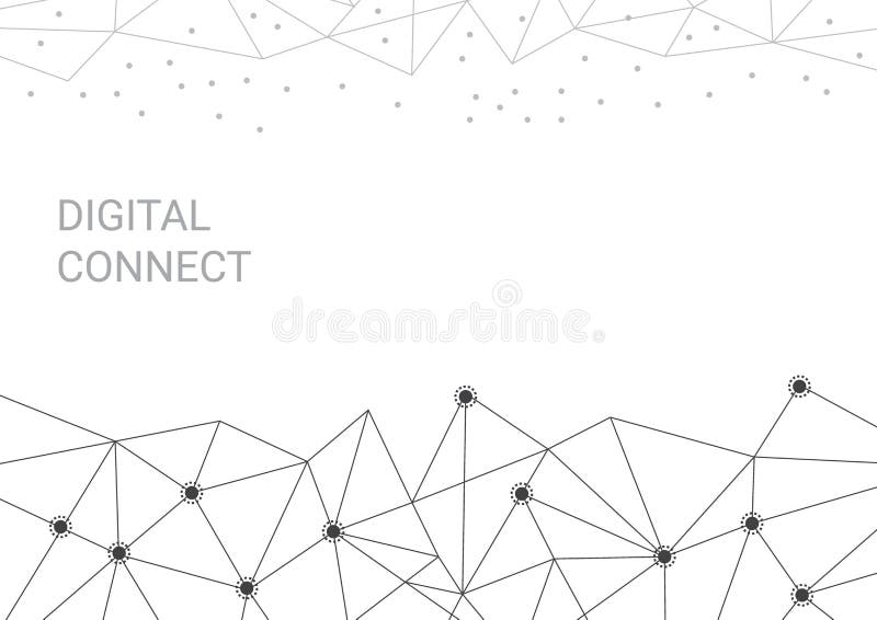 Abstract Connection Background Stock Vector - Illustration of ...