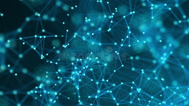 Abstract connection dots stock footage. Video of abstract - 280348954