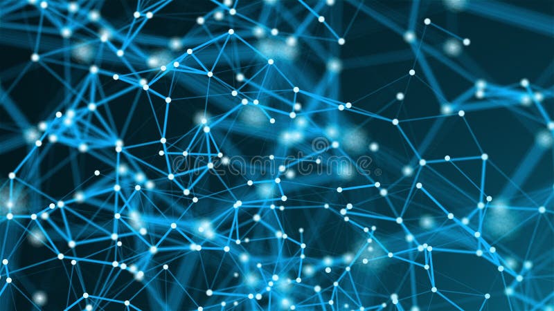 Abstract connection dots stock footage. Video of abstract - 280348954