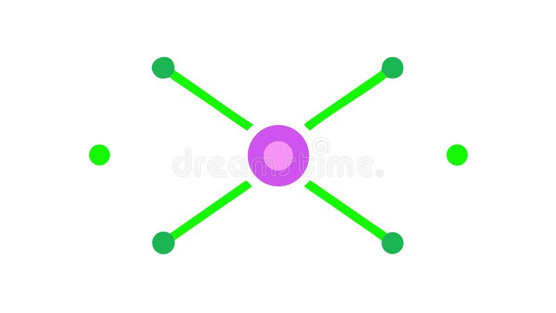 Abstract Connection Dots Network And Interactivity Vector Design Generative Ai Stock Vector